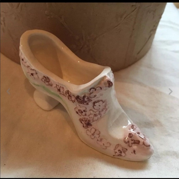 Accents | Vintage Fancy Shoe W Flowers Decor 2 X 4 | Poshmark